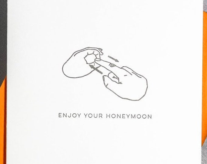 Inappropriate Wedding Card, Funny Letterpress Cards, Funny Wedding Card ...