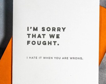 I Hate You Card | Etsy