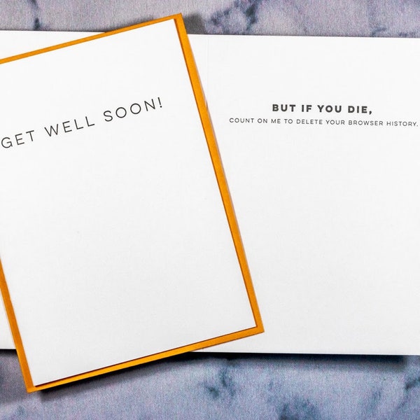 Get Well Soon Card - Etsy