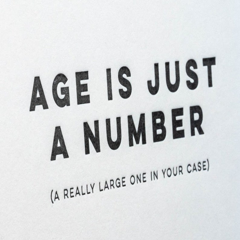 Funny Birthday Card, Inappropriate Birthday Card, Hilarious Letterpress ...