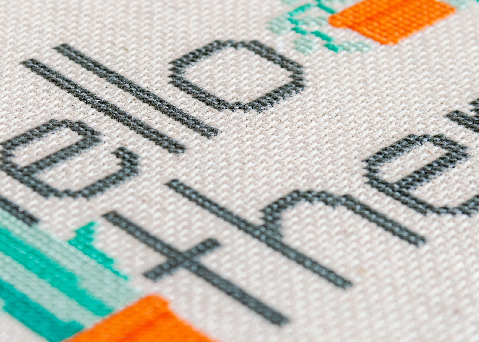 Hello There - Welcome Sign - Modern Cross Stitch - Simple PDF Pattern ...