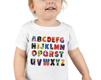 Abc Toddler Shirt - Etsy