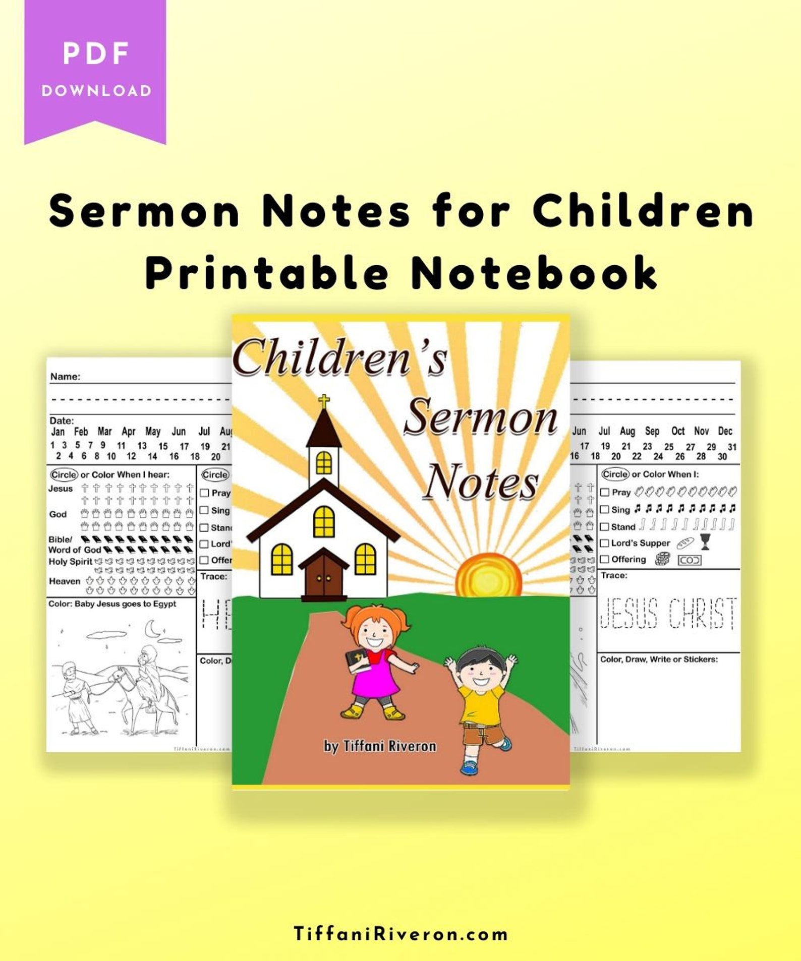 Sermon Notes for Kids Sermon Notes Church Sermon Notes for Kids Church ...