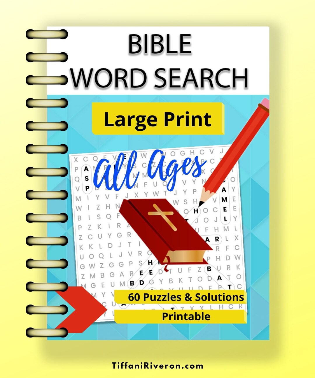 Large Print Bible Word Search Puzzle Book Printable for Adults and ...