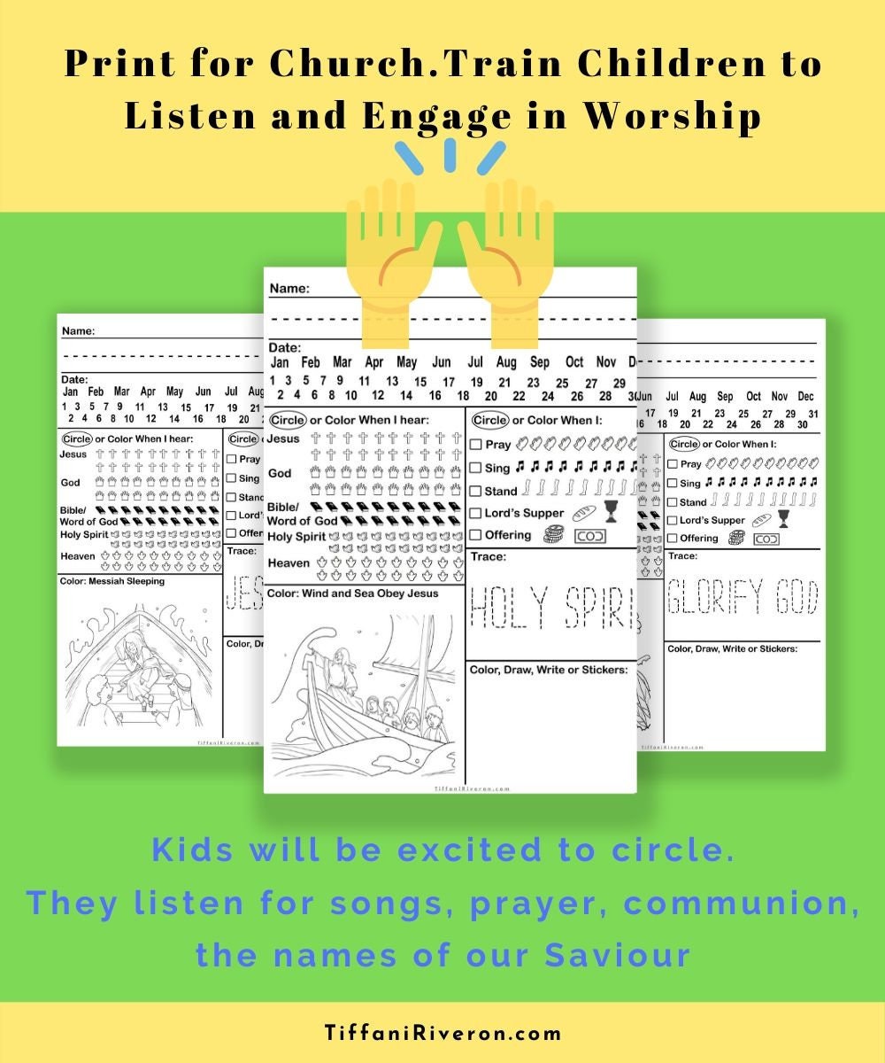 Printable Children's Sermon Notes , Sermon Notes for Kids, Printable ...