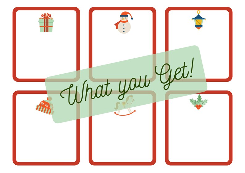 Christmas Scavenger Hunt Clue Cards, Christmas Treasure Hunt Clues ...