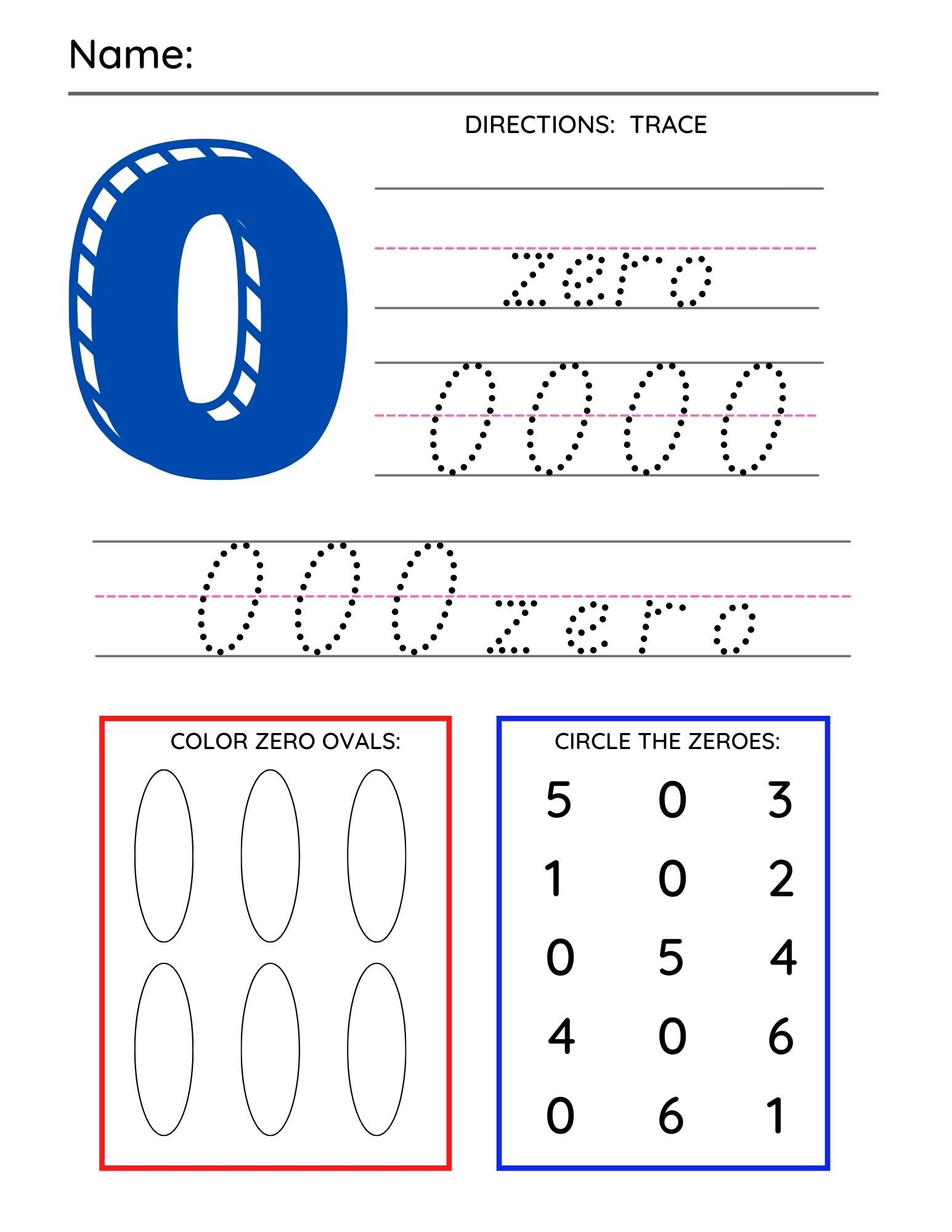 Number Book Pdf Digital Download Kindergarten Learn to Read and Write ...