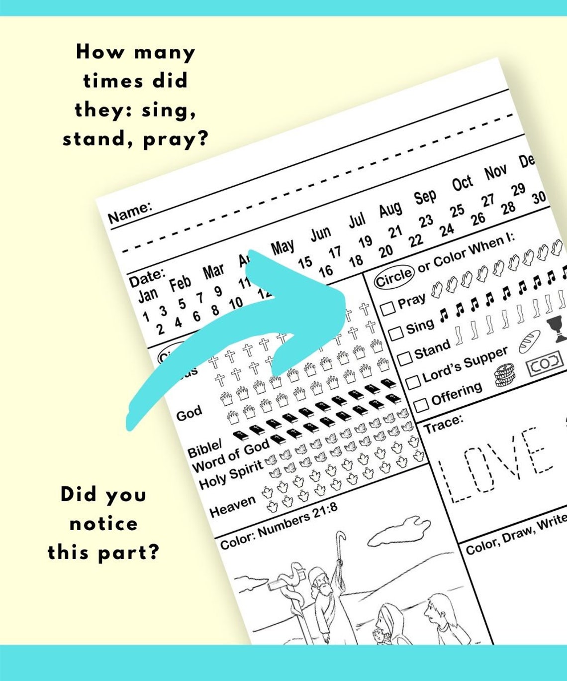 Sermon Notes for Kids Children's Sermon Notes Printable - Etsy