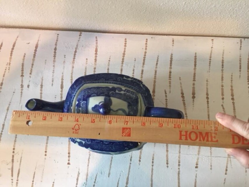 Vintage Reproduction Victoria Ware Ironstone Transferware Flow Blue ...