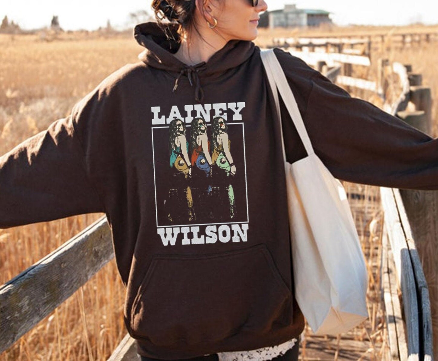 Lainey Wilson Tour 2023 TShirt, Lainey Wilson Trippy Peach Tour 2023 T ...