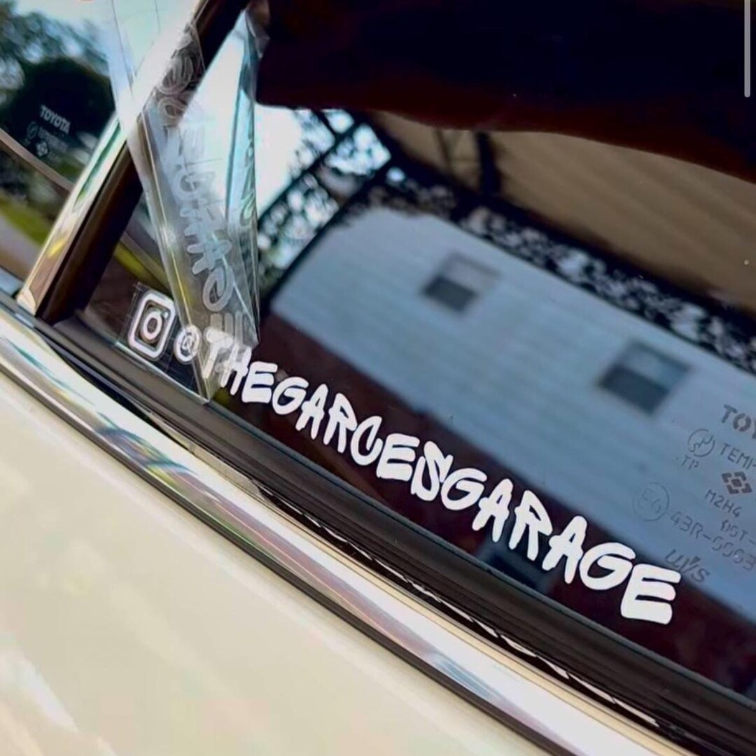 Custom Instagram Handle Car Decal - Etsy