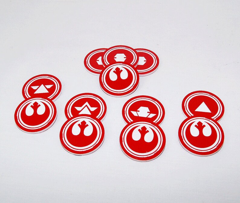 Star Wars Legion Command Acrylic Token Basic Set - Etsy