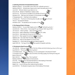 The Scripture Apologist's Cheat Sheet - Etsy