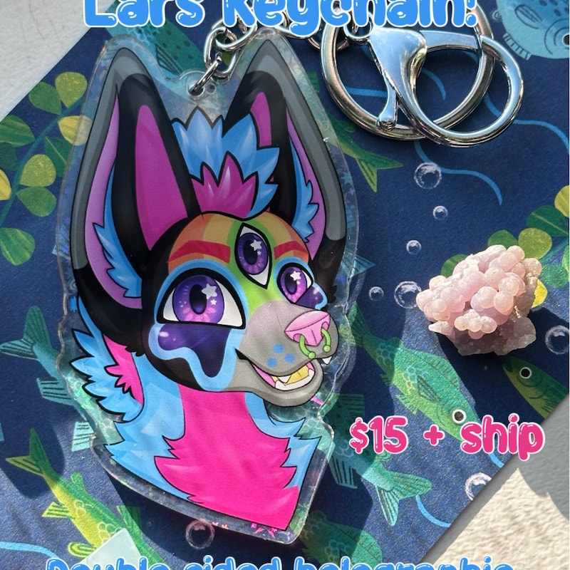 Furry Keychain - Etsy