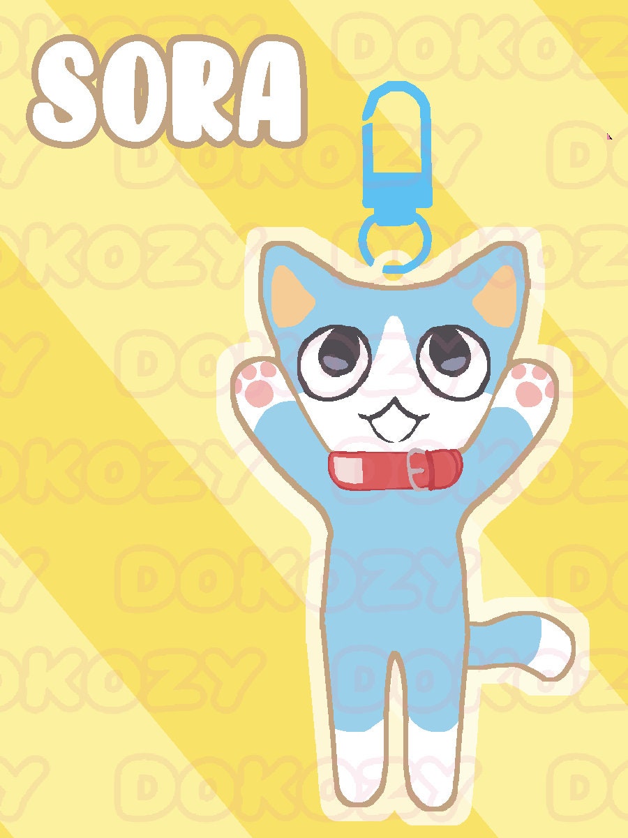 Doko Demo Issyo Acrylic Charms Keychains - Etsy