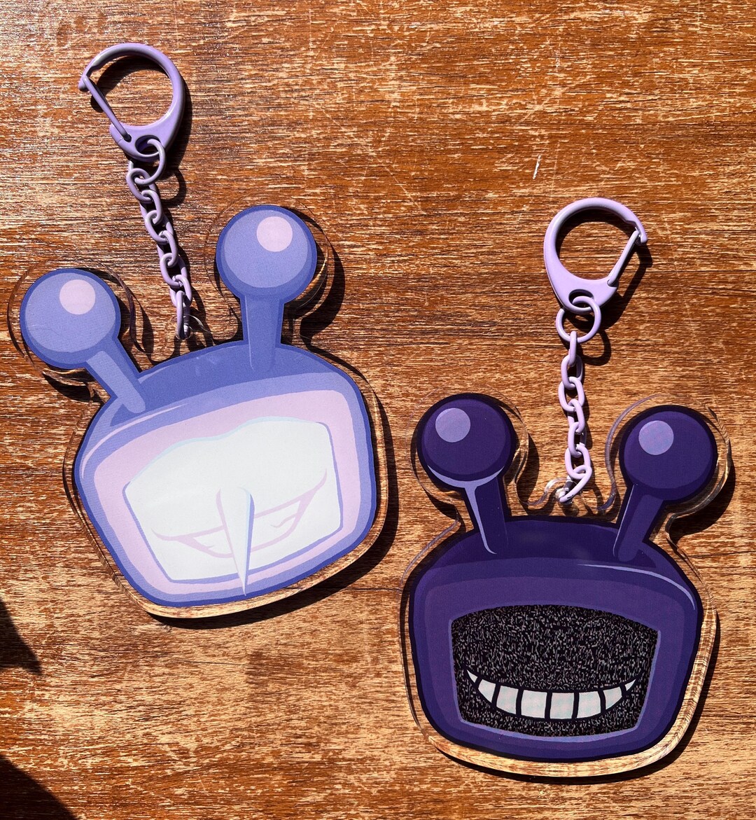 Deltarune Mr Ant Tenna Head Double-sided Acrylic Keychain - Etsy