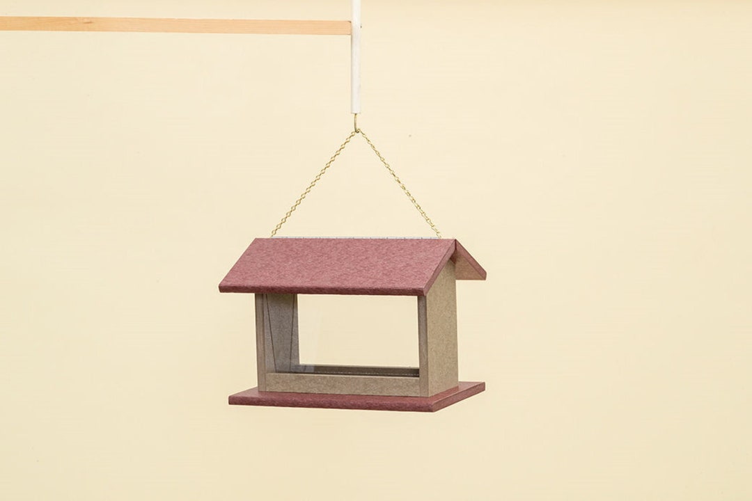Small Rectangular Bird Feeder - Poly Hanging Rectangular Bird Feeder ...