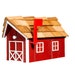 Standard Wooden Mailbox W/ Cedar Shake Roof - Etsy
