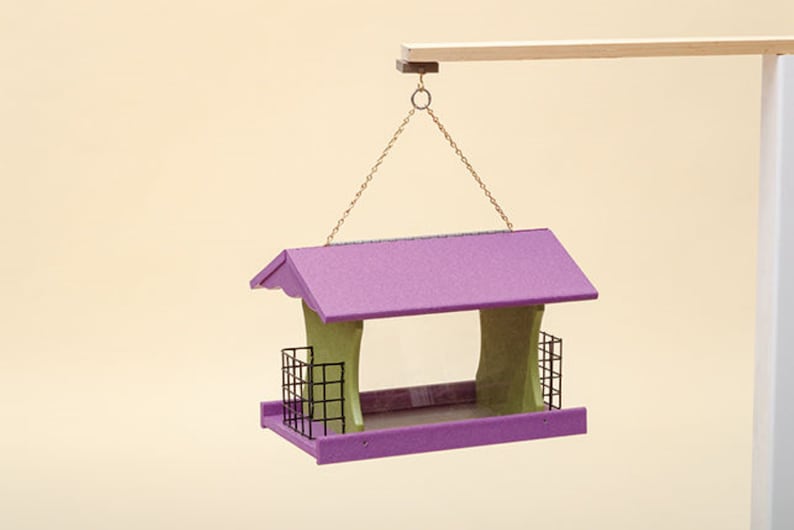 Large Rectangular Bird Feeder Poly Hanging Rectangular Bird | Etsy