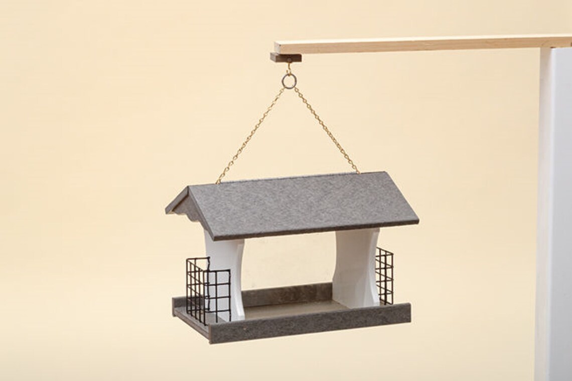 Large Rectangular Bird Feeder Poly Hanging Rectangular Bird | Etsy