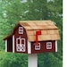 Traditional Mailbox Combo Wooden Mailbox - Etsy