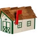Standard Wooden Mailbox W/ Cedar Shake Roof - Etsy