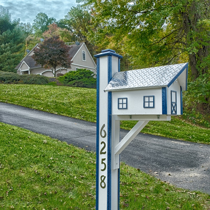 Wood Mailbox Post - Etsy