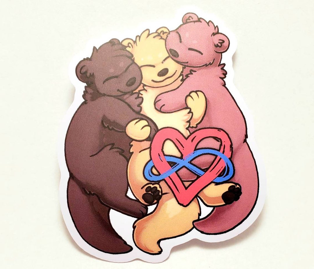 Poly Otters 3 Inch Vinyl Sticker - Etsy