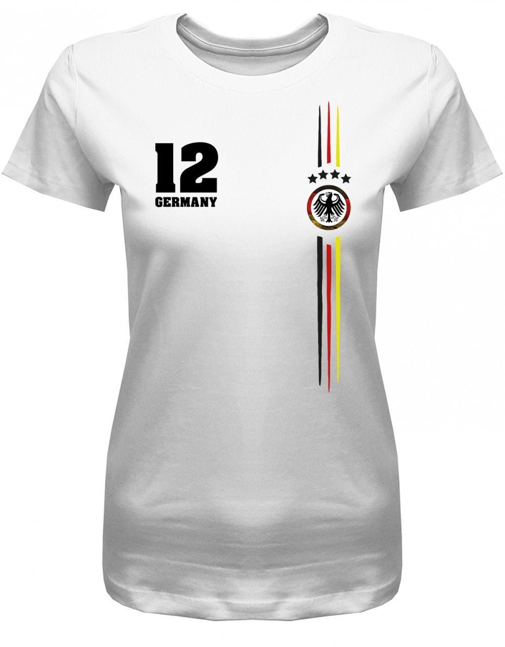 Deutschland EM WM T-shirt Logo Rund Fan Damen T-shirt - Etsy UK