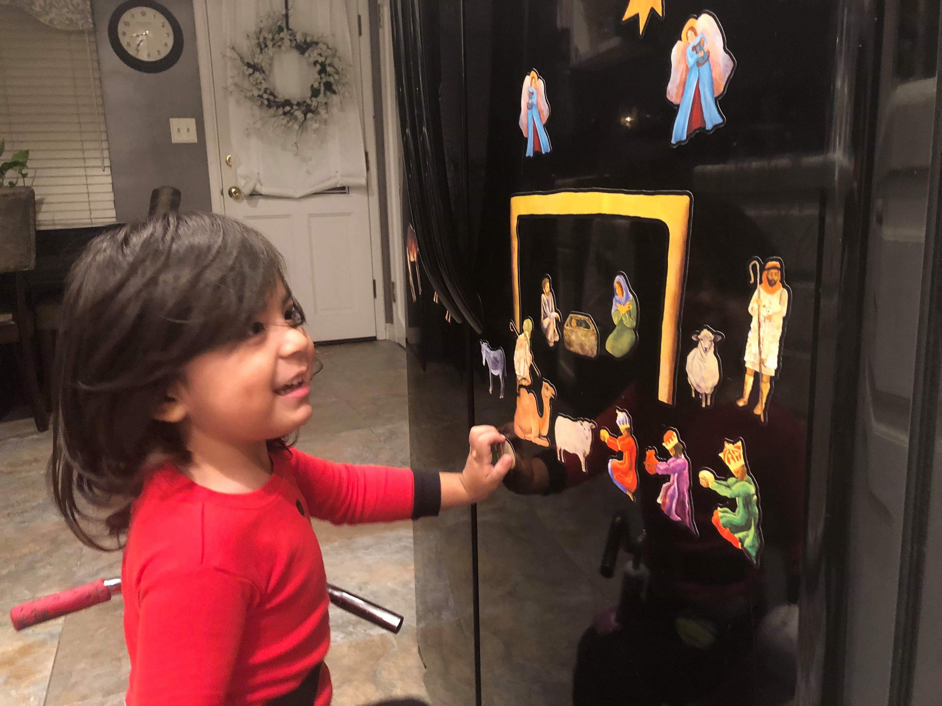 Original Art Magnetic Nativity Play Set - Etsy