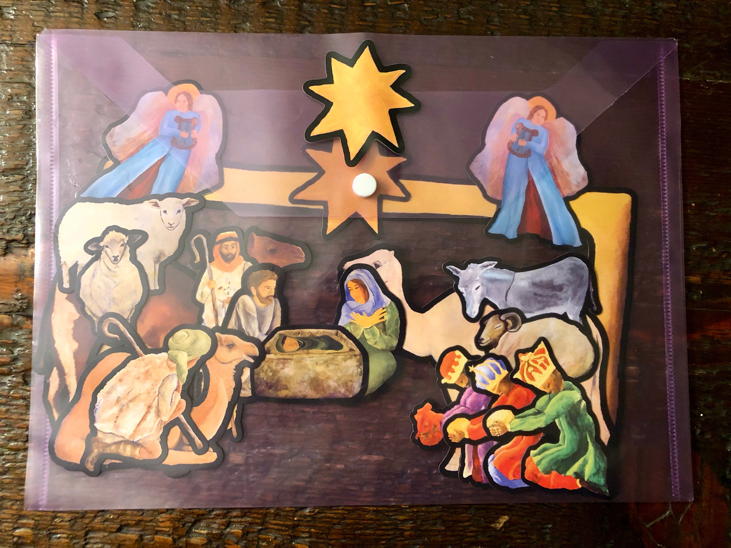 Original Art Magnetic Nativity Play Set - Etsy