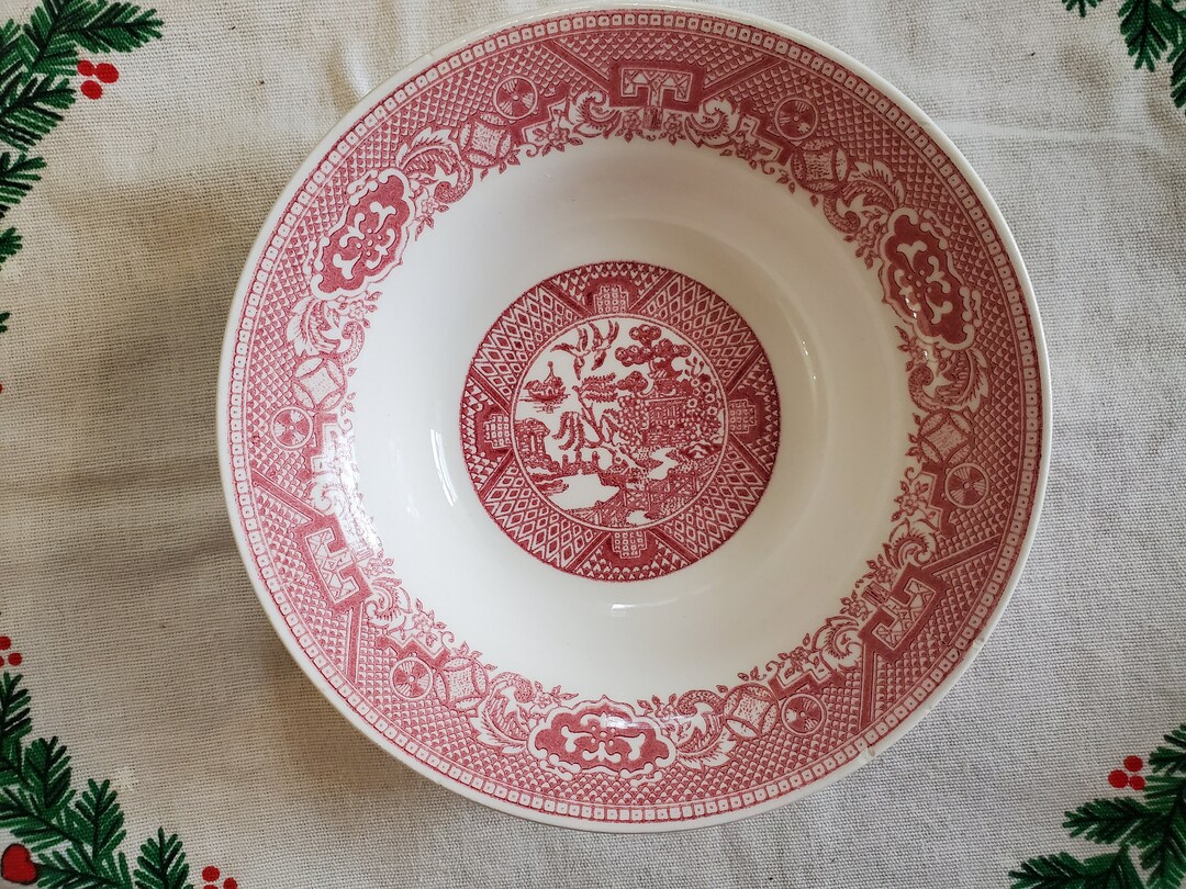 Red Willow Small Bowl - Willow Ware by Royal China - Etsy