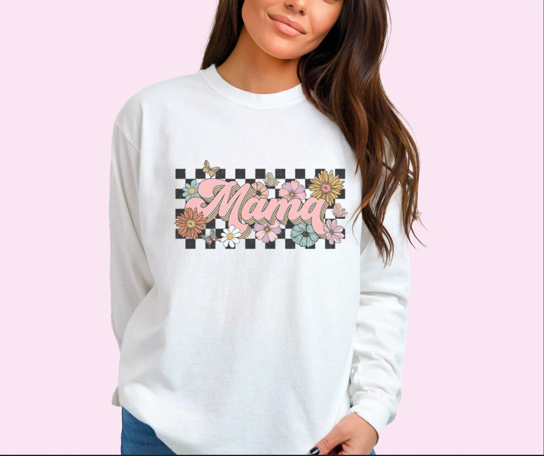 Mama Retro Shirt Mothers Day Gift Shirt Mom Tee Best Mom Shirt Favorite ...