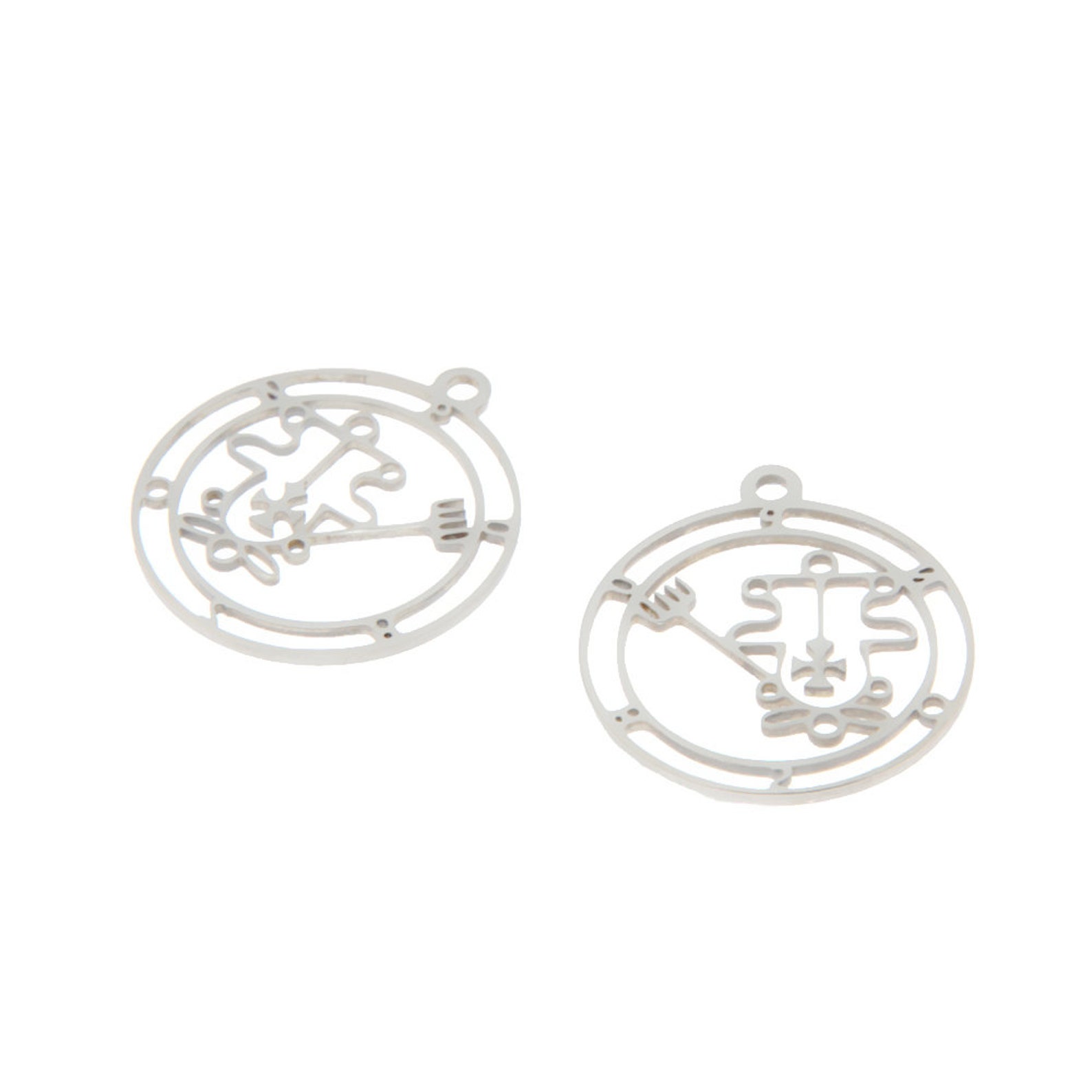 5pcs/lot Purson Symbol Charm Ars Goetia King Sigil Lesser Key - Etsy