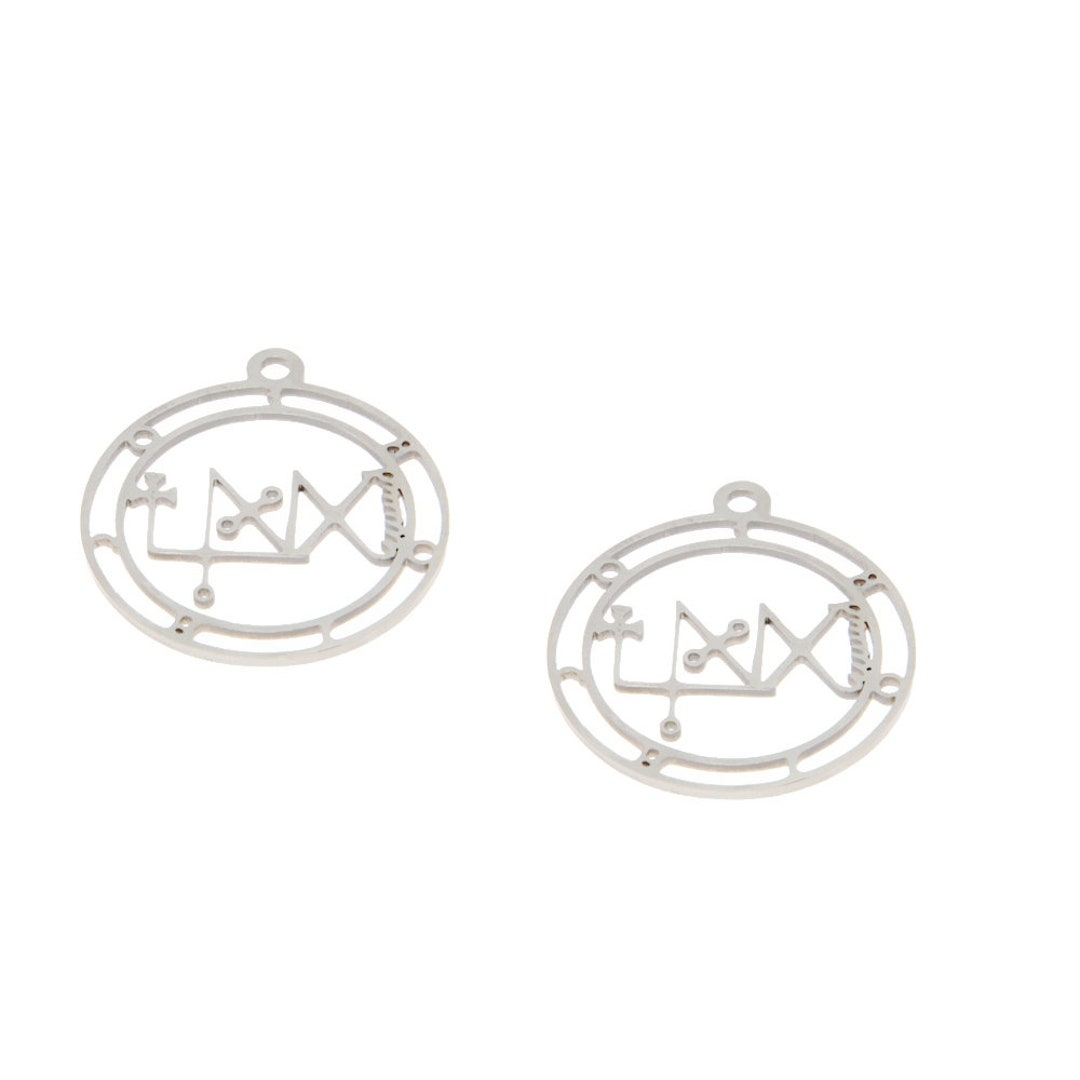 5pcs/lot Focalor Symbol Charm Ars Goetia King Sigil Lesser Key of ...