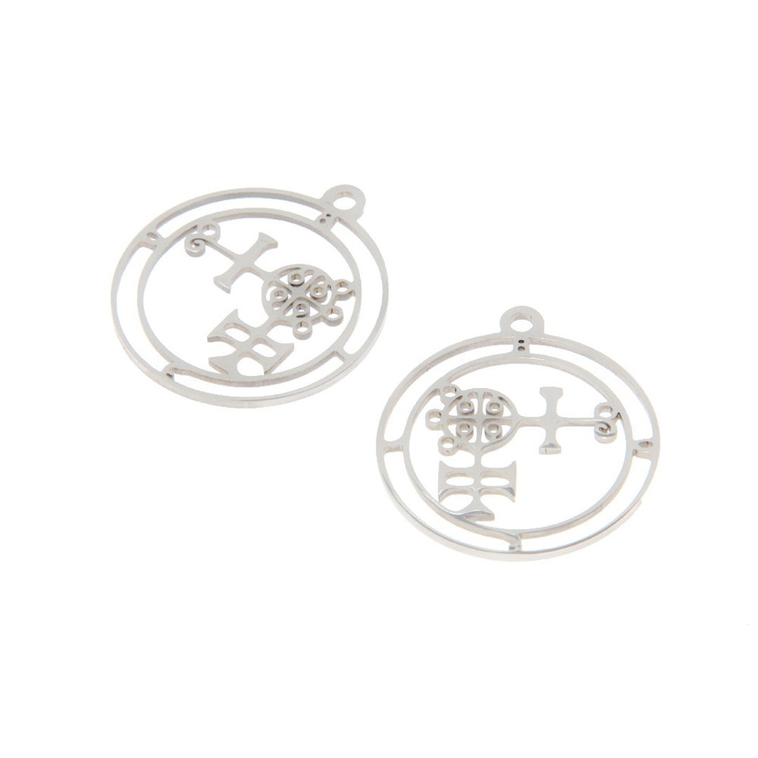 5pcs/lot Buer Symbol Charm Ars Goetia King Sigil Lesser Key of Solomon ...