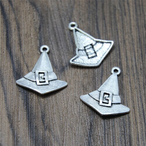 Sterling Silver WIZARD Charm - Etsy