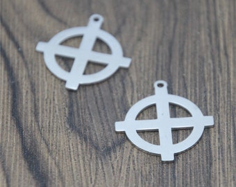 Solar Cross Pendant - Etsy