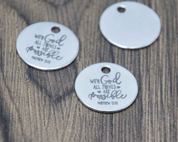 10pcs/lot Thankful Charm Thankful and Grateful Stainless Steel - Etsy