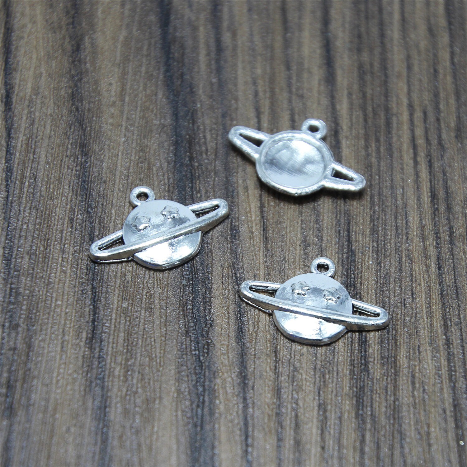 35pcs Planet Charms Silver Tone Planet charm pendant 14x20mm | Etsy