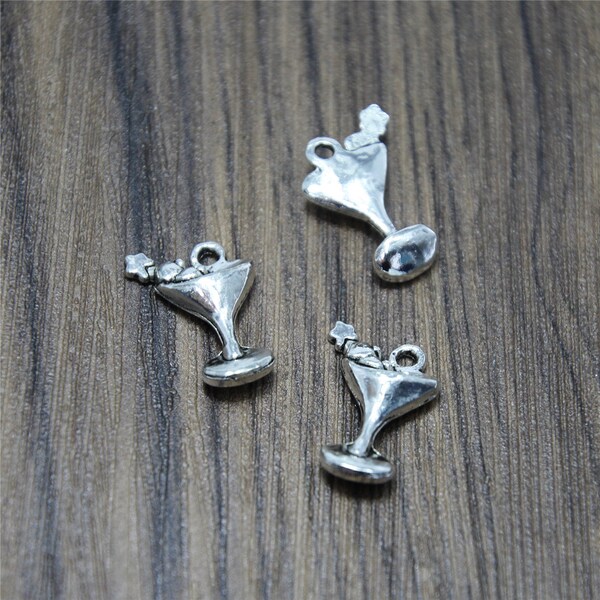 Martini Glass Charm - Etsy