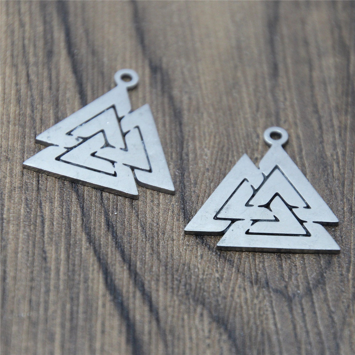 5pcs/lot Valknut Charm Viking Symbol Nordic Logo Emblem Amulet - Etsy