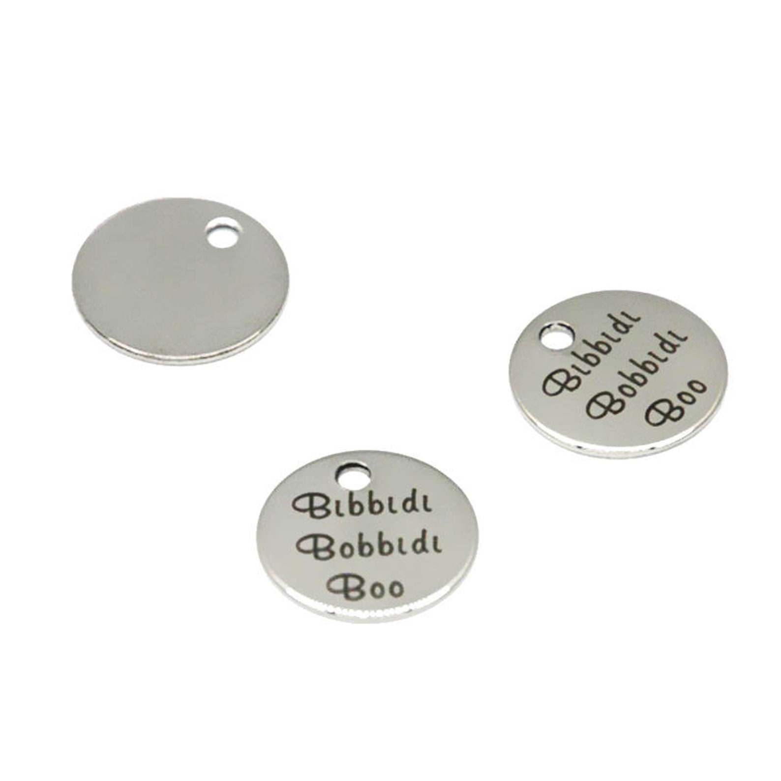 10pcs Bibbidi Bobbidi Boo Charm Stainless Steel Message Charm - Etsy