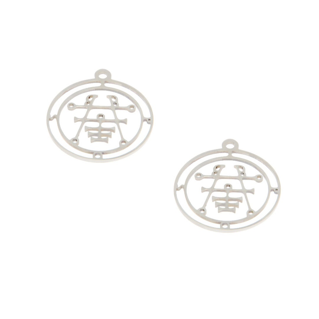 5pcs/lot Ipos Symbol Charm Ars Goetia King Sigil Lesser Key of Solomon ...