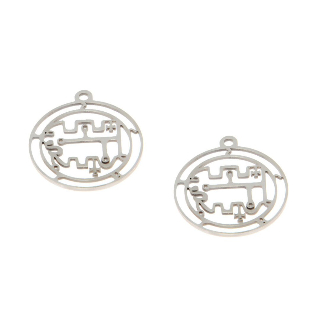 5pcs/lot Stolas Symbol Charm Ars Goetia King Sigil Lesser Key of ...