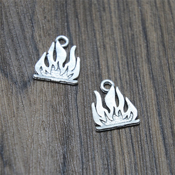 Flame Pendant - Etsy