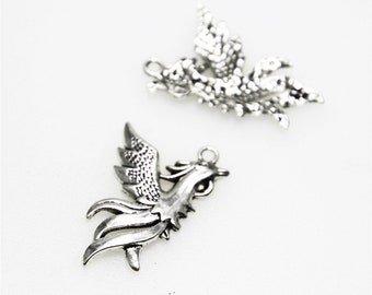 Phoenix 925 Sterling Silver Charm Personalized Gift Dainty Necklace ...