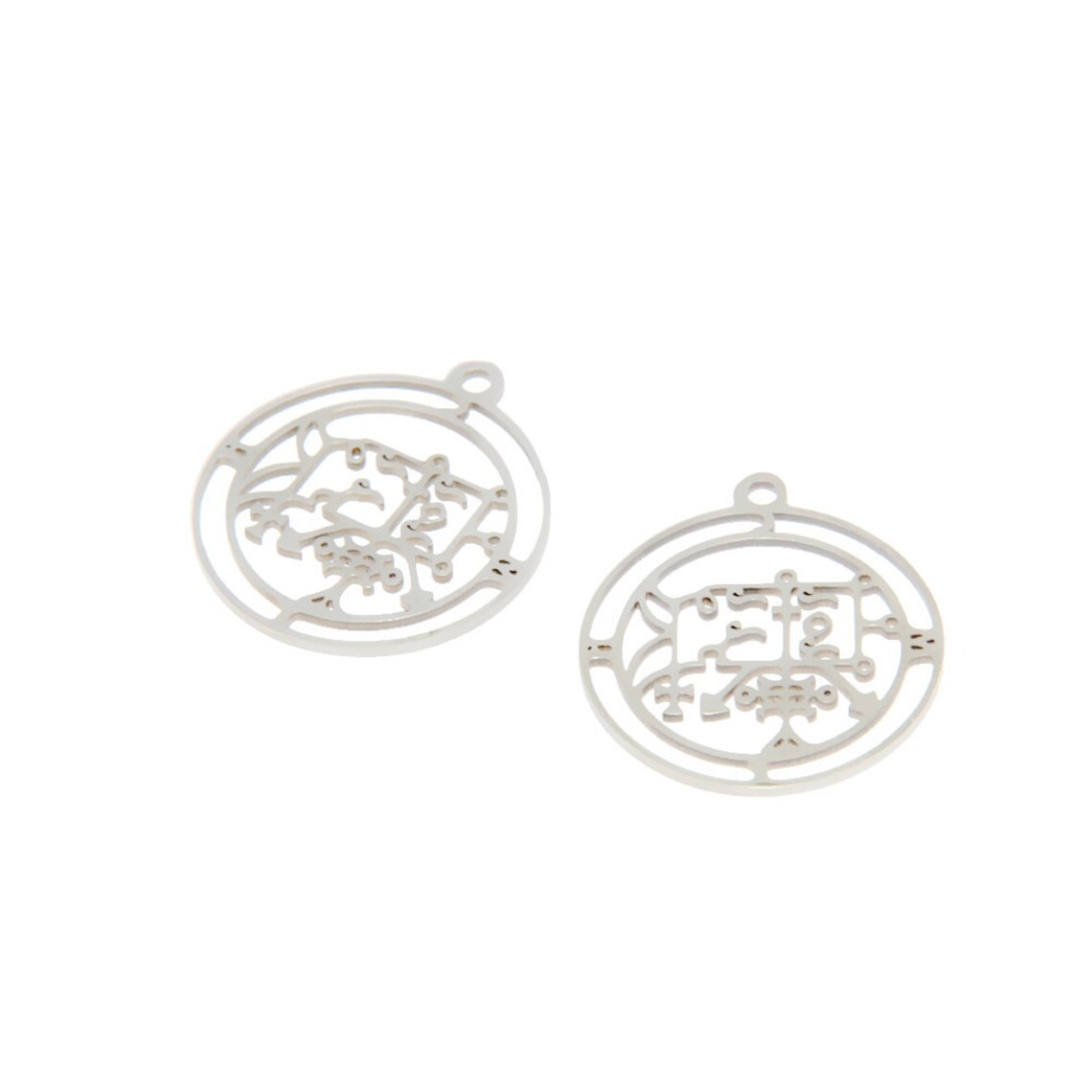 5pcs/lot Cain Symbol Charm Ars Goetia King Sigil Lesser Key of Solomon ...
