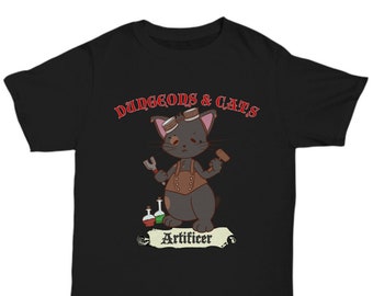 Dungeons and Cats Choose Your Fighter Dnd RPG Unisex T-shirt | Etsy