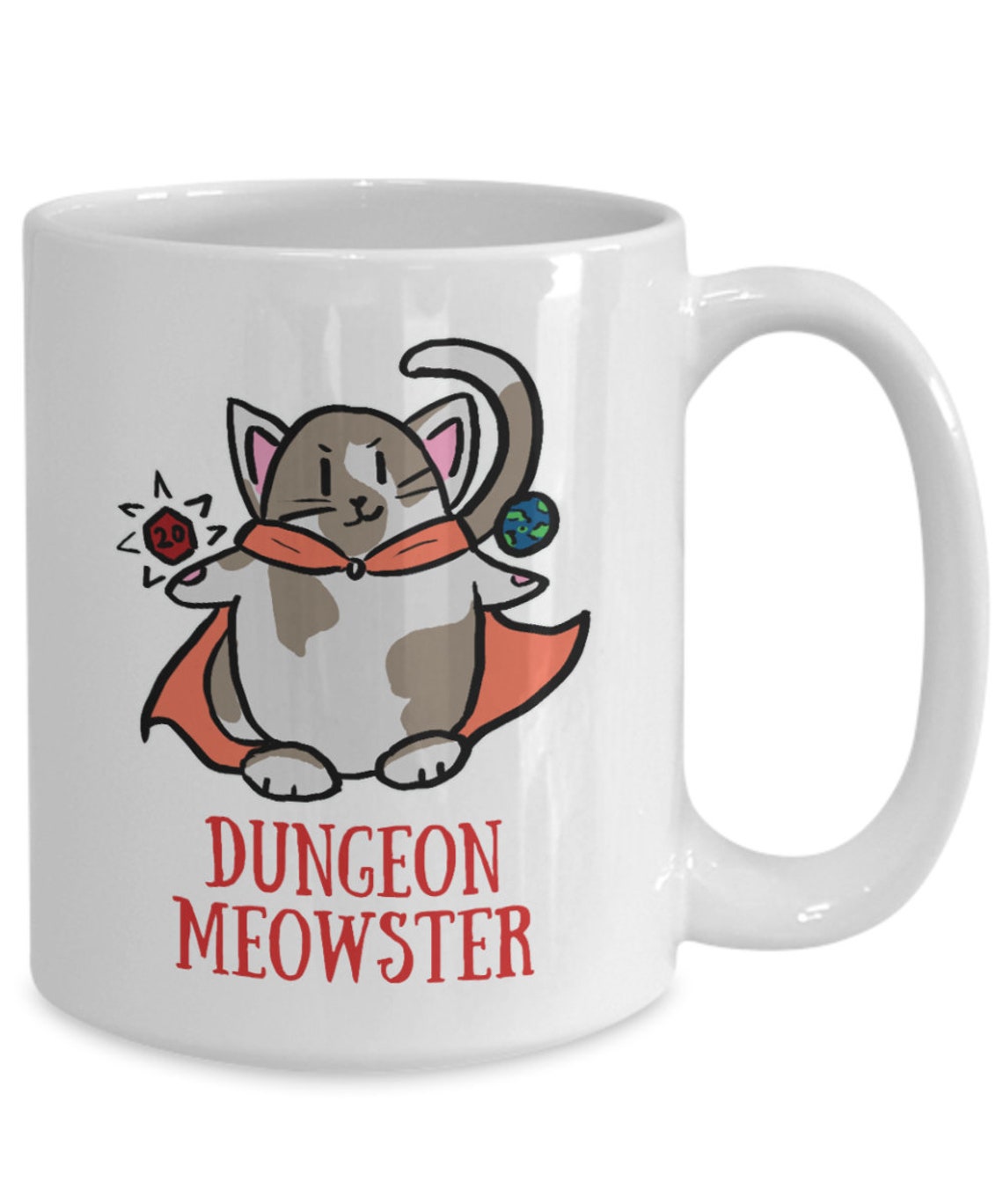 Dungeon Meowster Dnd Dungeons and Dragons Cute RPG Cat Mug - Etsy